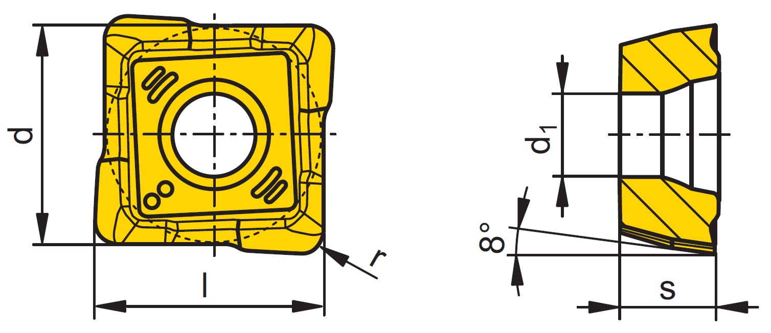 # SONT 093808ER-M30-CT PP430 Drilling Insert | Precision & Durability